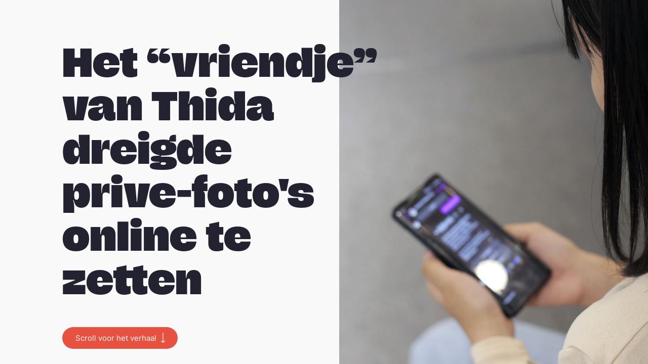 Het "vriendje" van Thida dreigde privé-foto's online te zetten - Terre Magazine - maart 2024