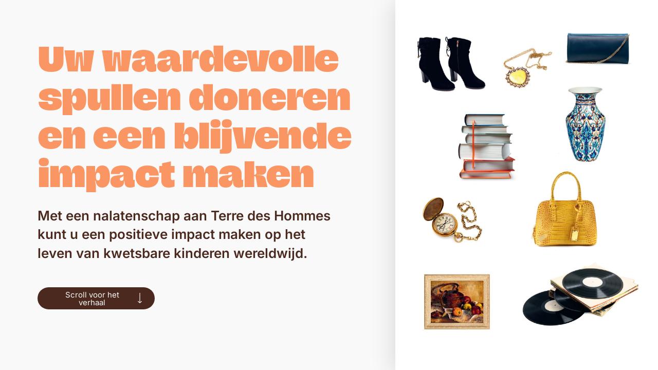 Uw waardevolle spullen doneren en een blijvende impact maken - Terre ...