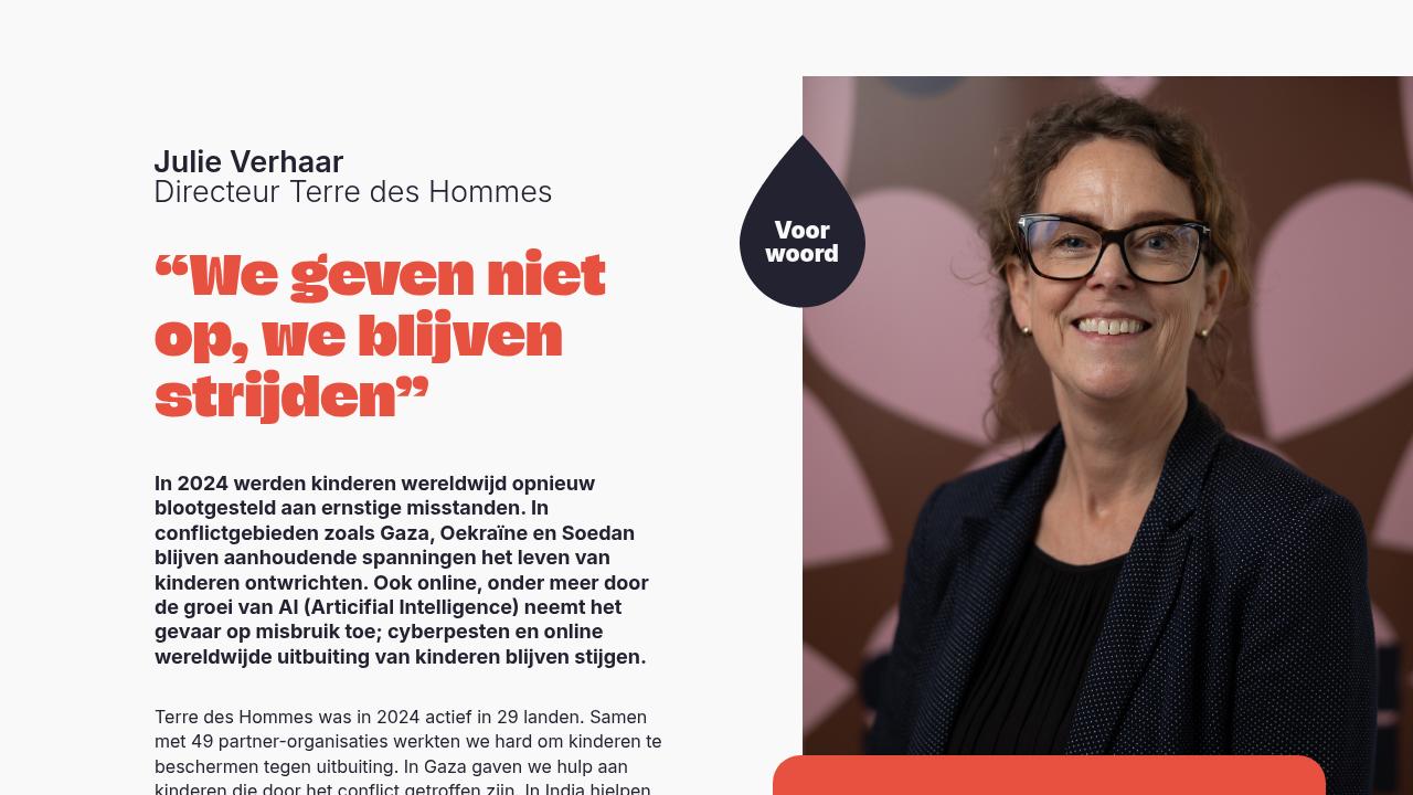 Voorwoord Julie Verhaar - Terre Magazine - juni 2025