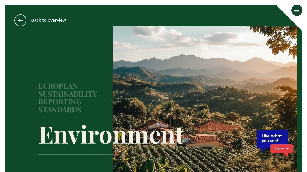 Environment - CSRD report example