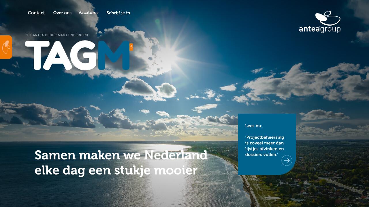 TAGM - The Antea Group Magazine voorpagina