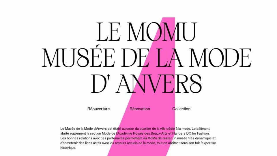 Le MoMu - Musée de la Mode d'Anvers - Fashion 2.021 FR