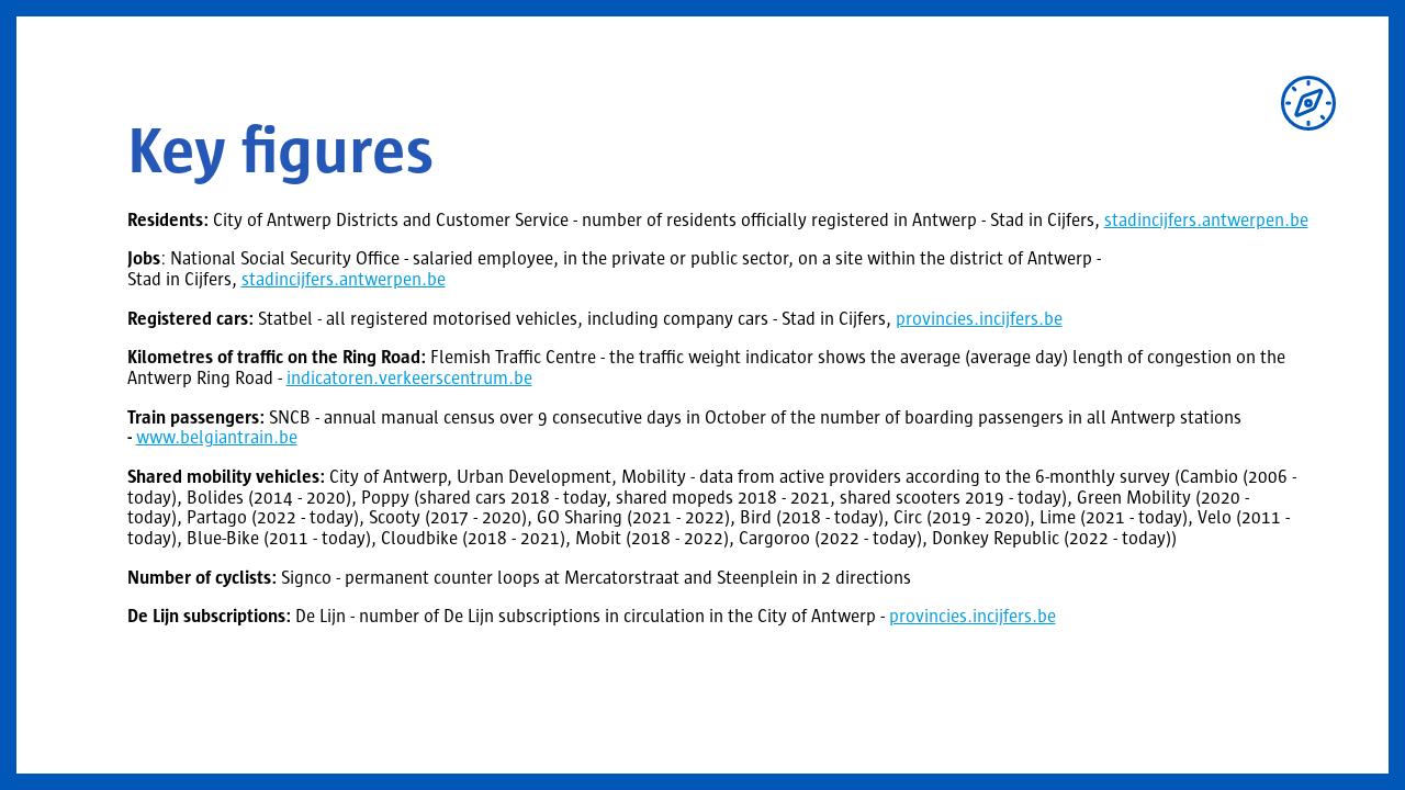 Key figures - Mobility trends 2022