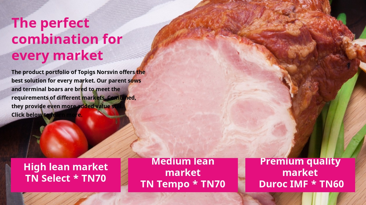 The perfect combination for every market - Online magazine Progress ...