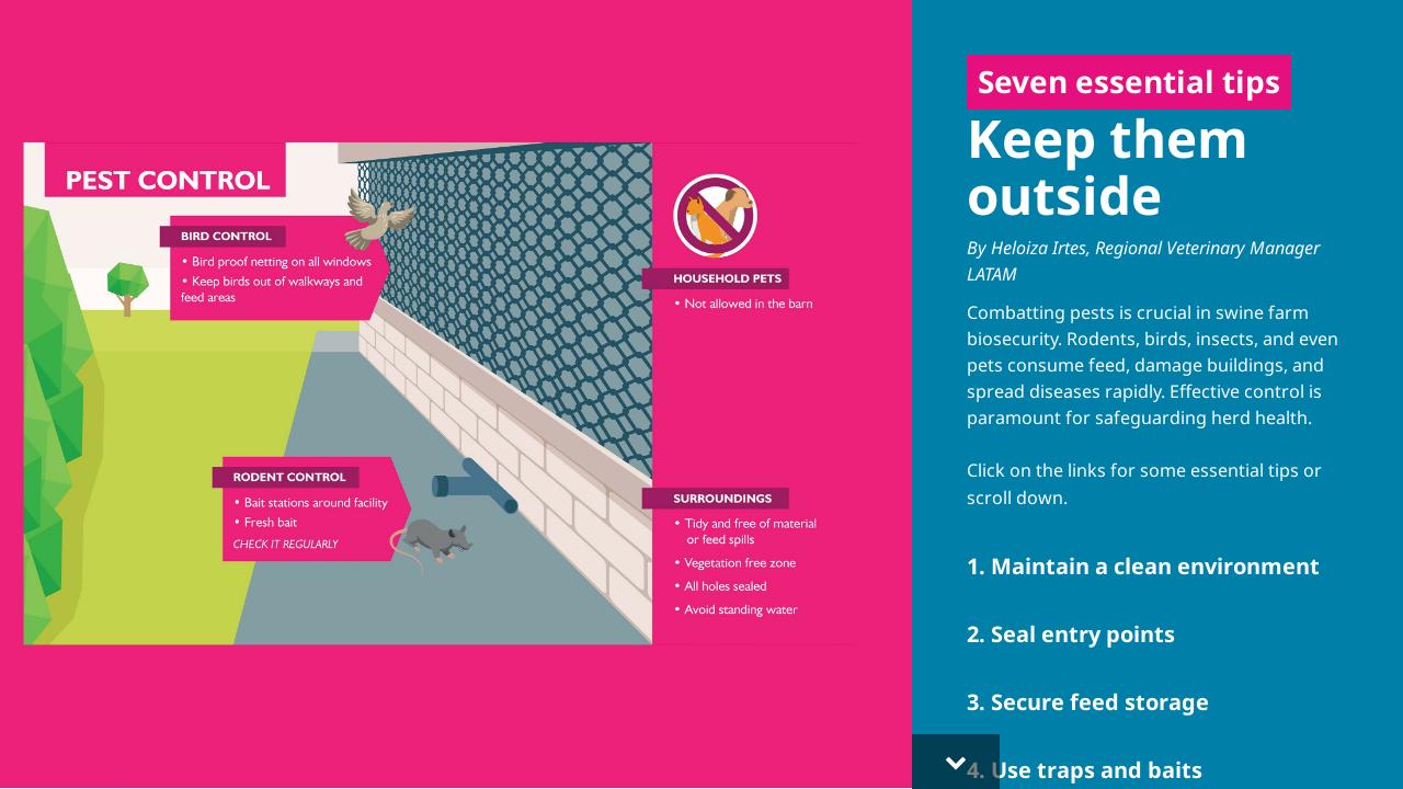 Keep them out - pest control - Topigs Norsvin Online magazine Progress ...