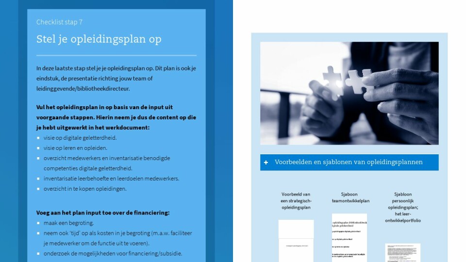Stel je opleidingsplan op - In 7 stappen van visievorming naar ...