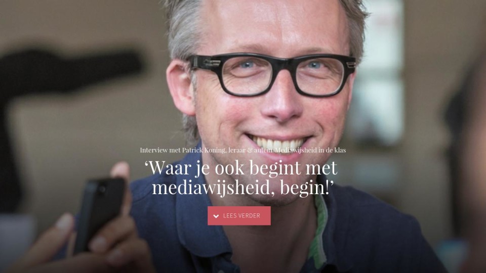 Mediawijsheid: Patrick Koning - Cubiss - Mediawijsheid