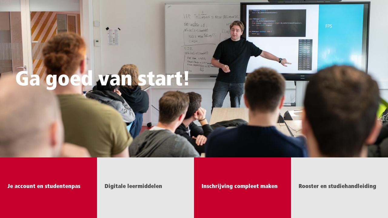 Jouw start bij Avans - Welkom ATD Informatica