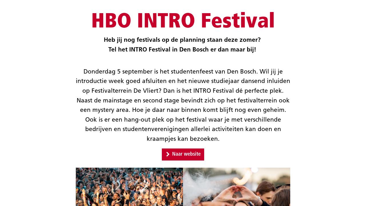 HBO Intro Festival - Welkom ATD CMD