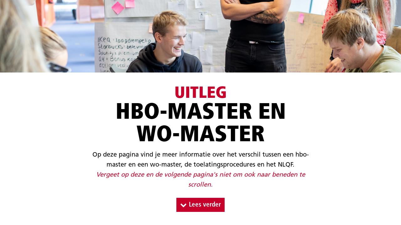 Uitlegpagina - Mens en Techniek - doorstuderen