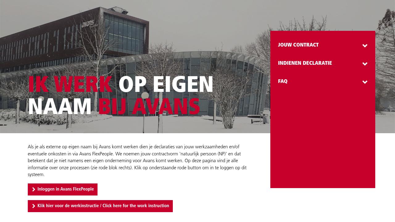 Ik werk op eigen naam - Avans FlexPeople