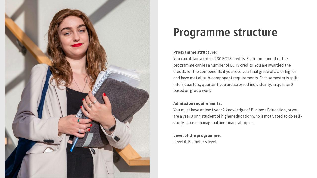 Programme structure - IB Futureproof