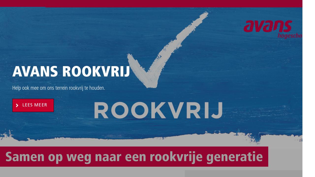 Avans Rookvrij - Welkom bij AAAd #4 2024