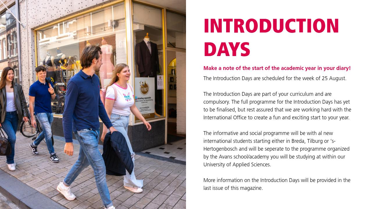 INTRODUCTION DAYS - Environmental Science for Sustainability and ...