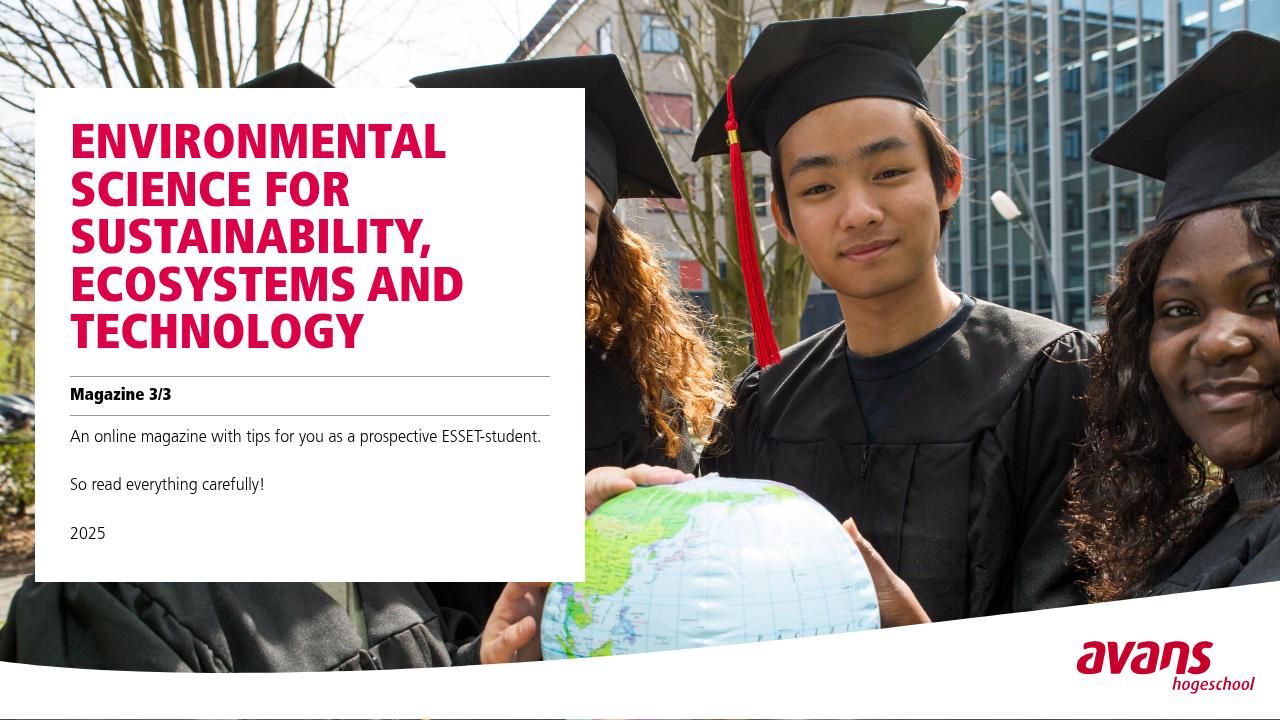 MAGAZINE 3 ESSET - Environmental Science for Sustainability and ...