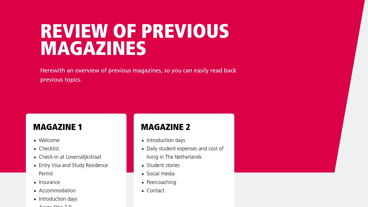 REVIEW OF PREVIOUS MAGAZINES - Environmental Science for Sustainability ...