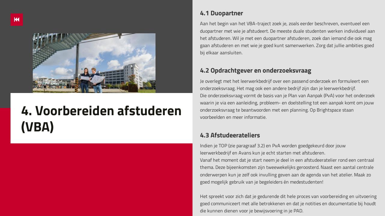 4. Voorbereiden afstuderen (VBA) - Studiehandleiding Afstuderen Duaal ...