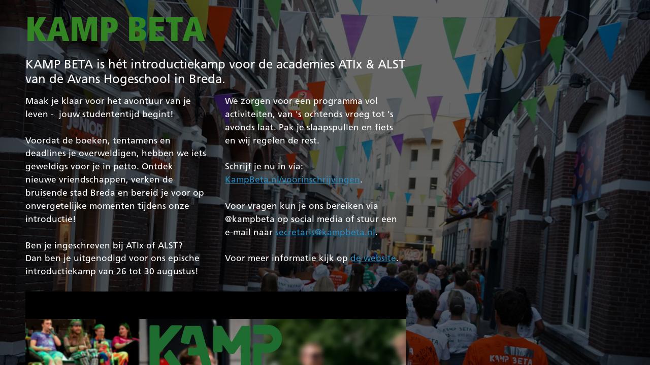 KAMP BETA - ZOMERBERICHT ESSET 24/25