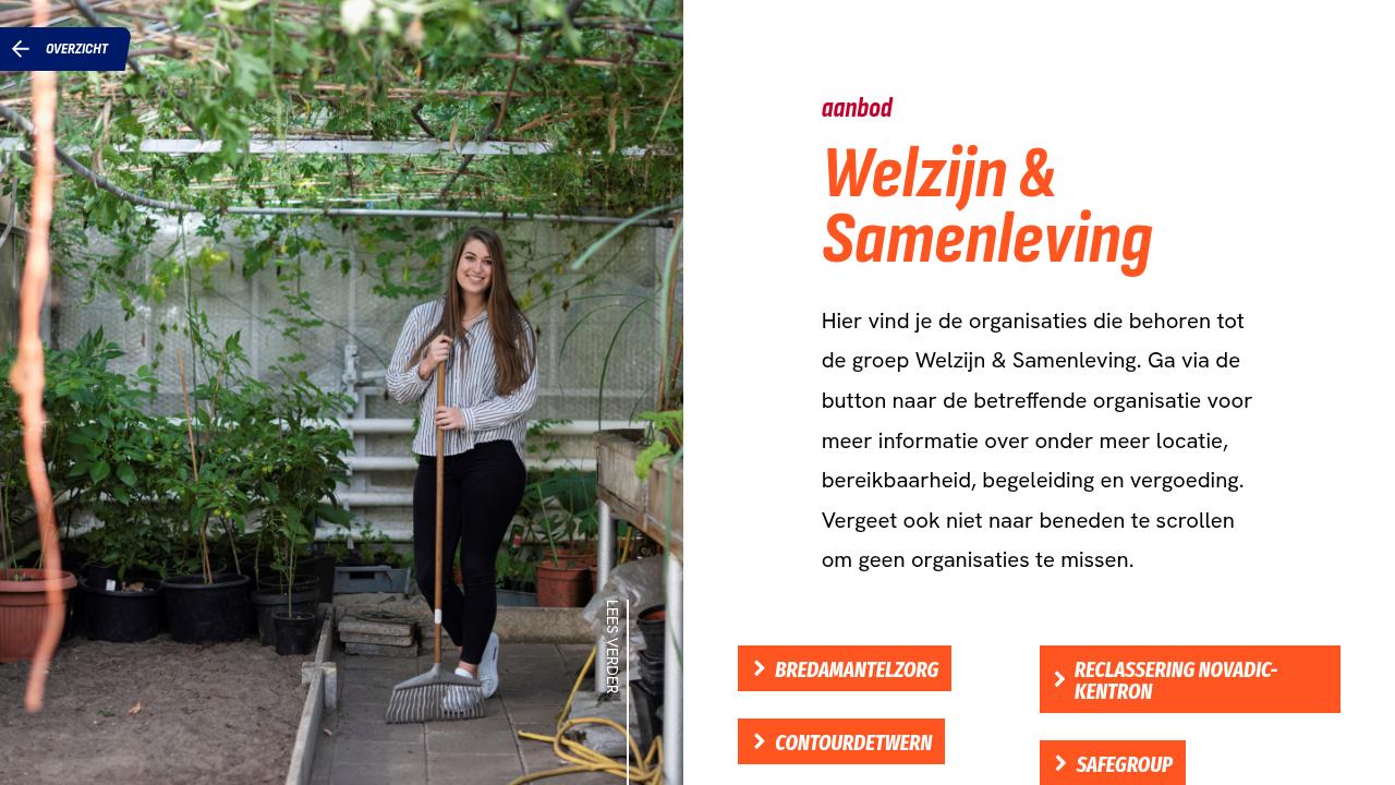 Aanbod Welzijn & Samenleving - Social Work Speedmeet Breda 2025