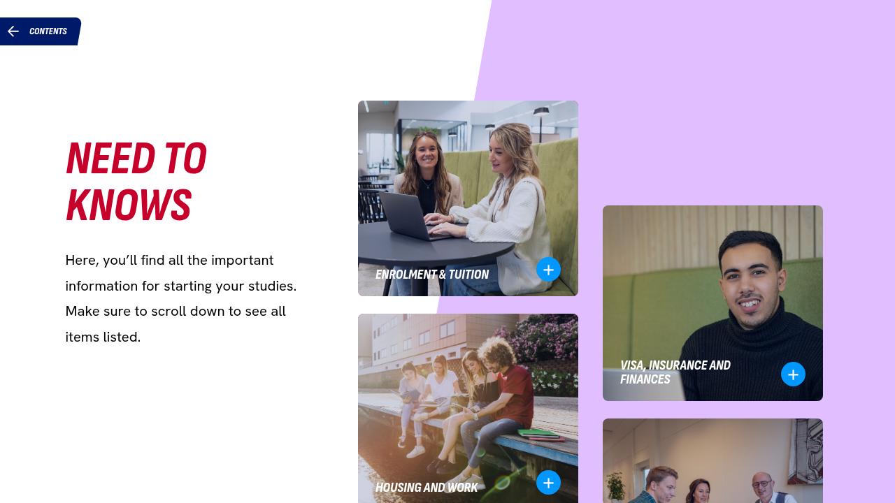 Need to know - Welcome to Finance & Control International - International students AMF