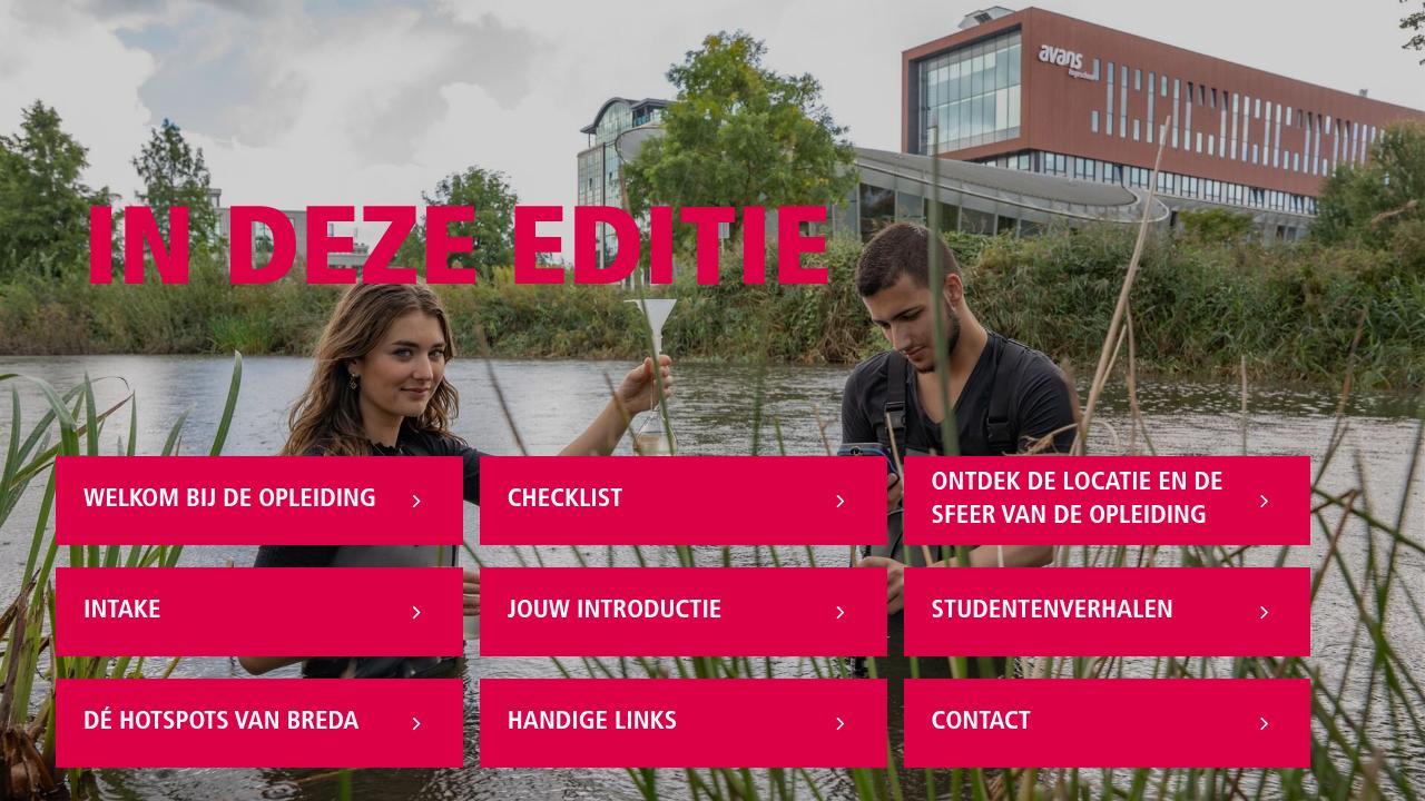 CONTENTS - Studeren bij ESSET | MILIEUKUNDE #magazine 1