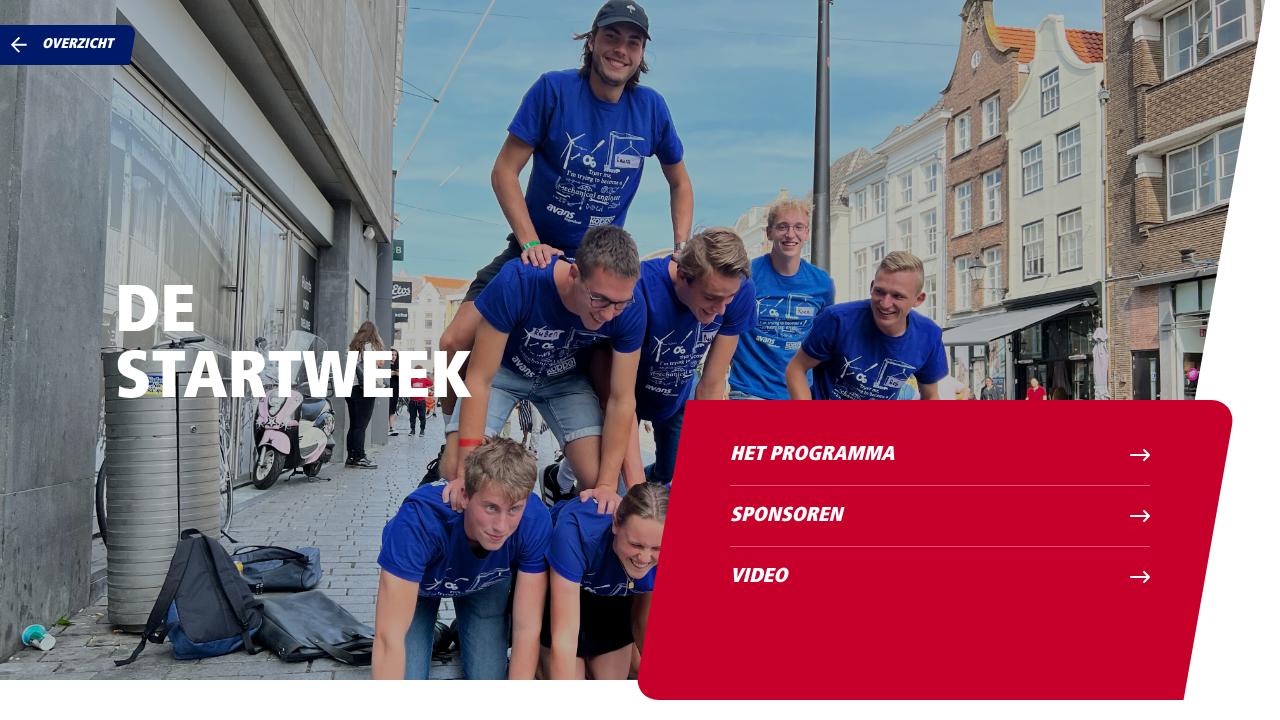 Startweek - programma en sponsor - ATD Start werktuigbouwkunde