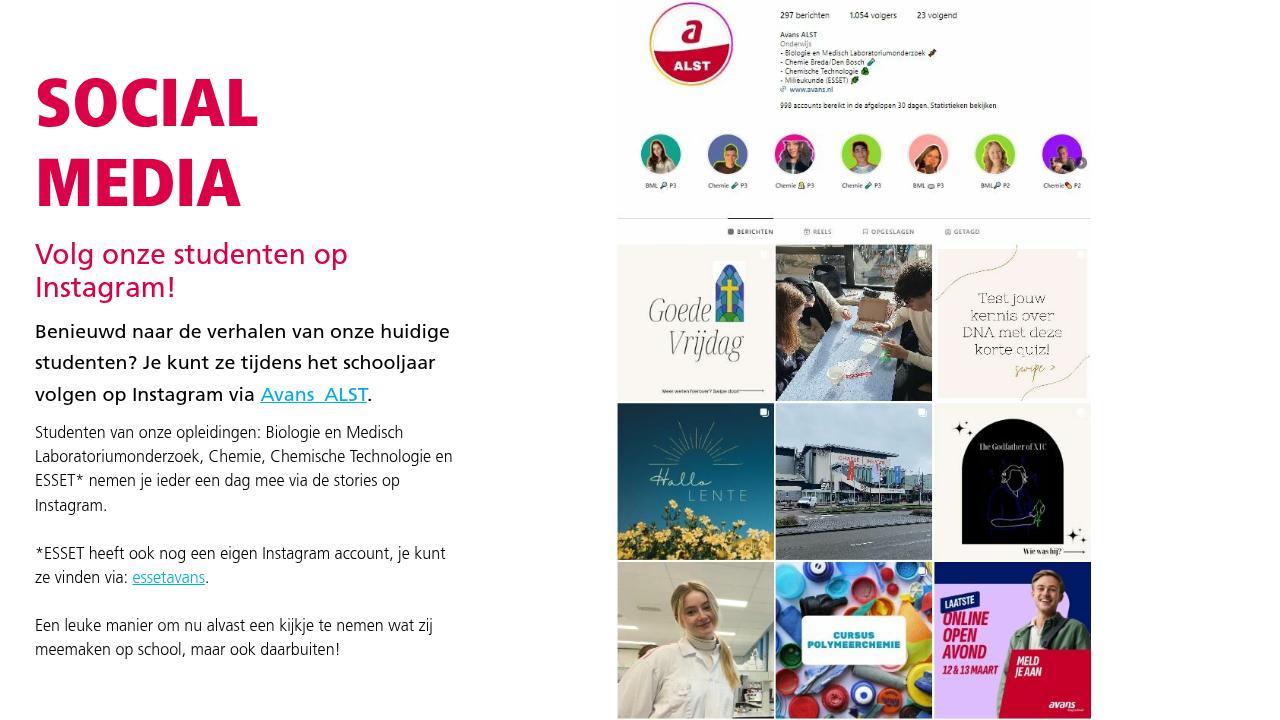 SOCIAL MEDIA - STUDEREN BIJ DE OPLEIDING ESSET | MILIEUKUNDE