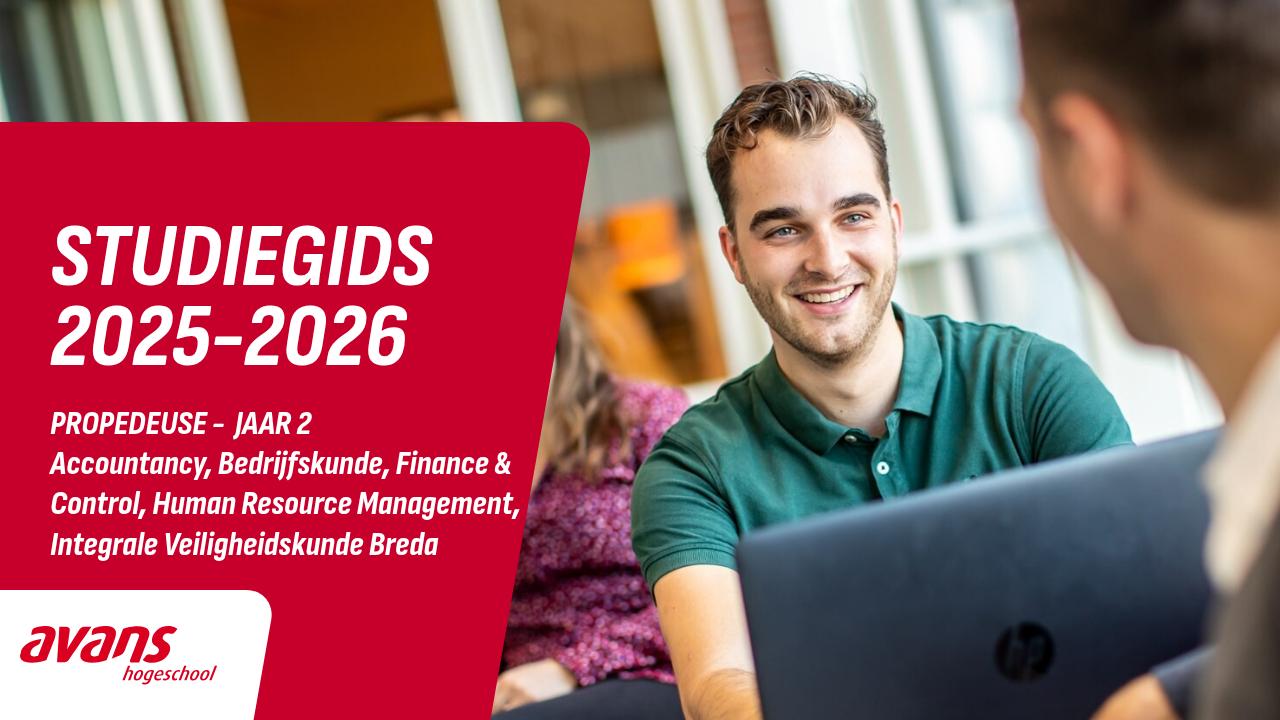 Cover studiegids propedeuse - jaar 2 2025-2026 - Studiegids AMF ...