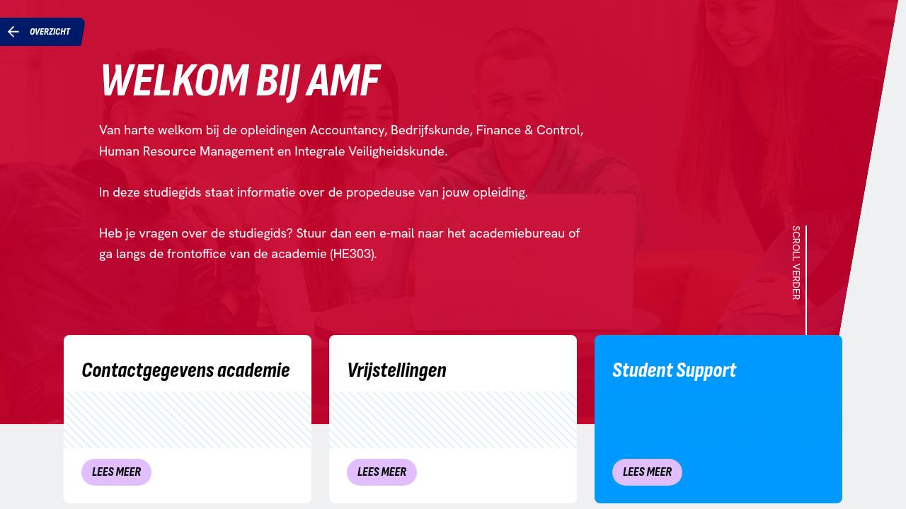 Welkom - Studiegids AMF Propedeuse - Jaar 2 2025-2026