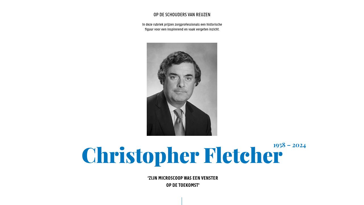 Op de schouders van reuzen - Christopher Fletcher - UZP2 december 2025