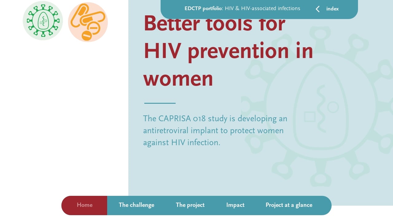 CAPRISA 018 - International partnerships against infectious diseases