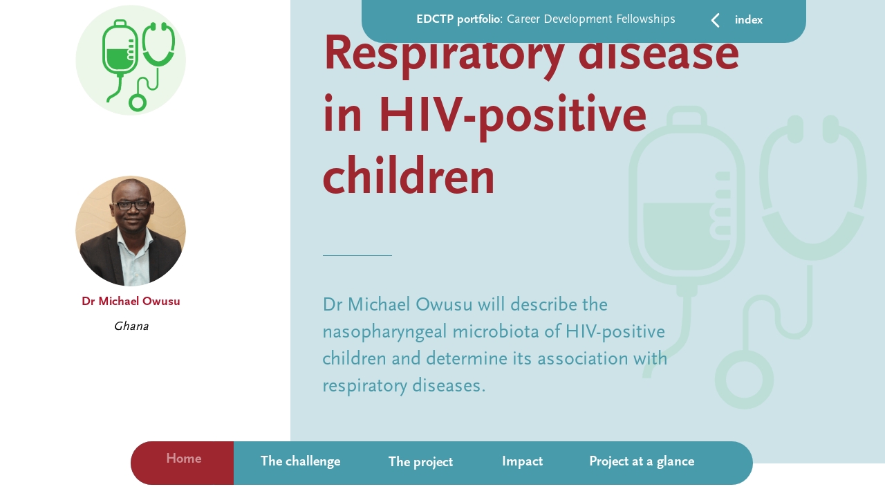 Michael Owusu - International partnerships against infectious diseases