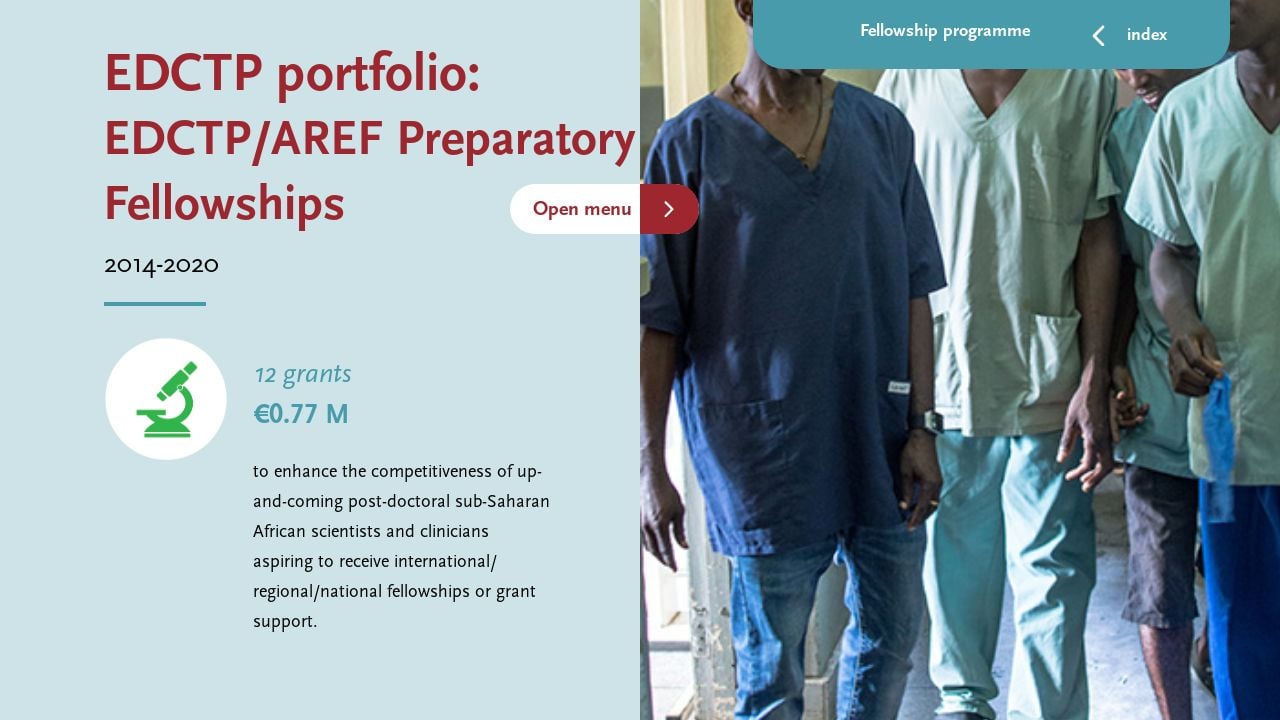 EDCTP-AREF Preparatory Fellowships - International partnerships against ...