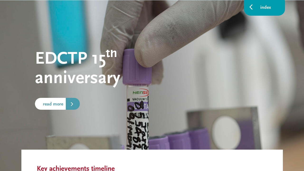 EDCTP 15th anniversary - Annual Report 2018