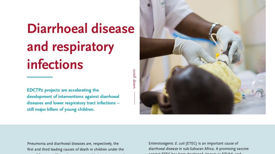 Diarrhoeal disease and respiratory infections - Annual Report 2019