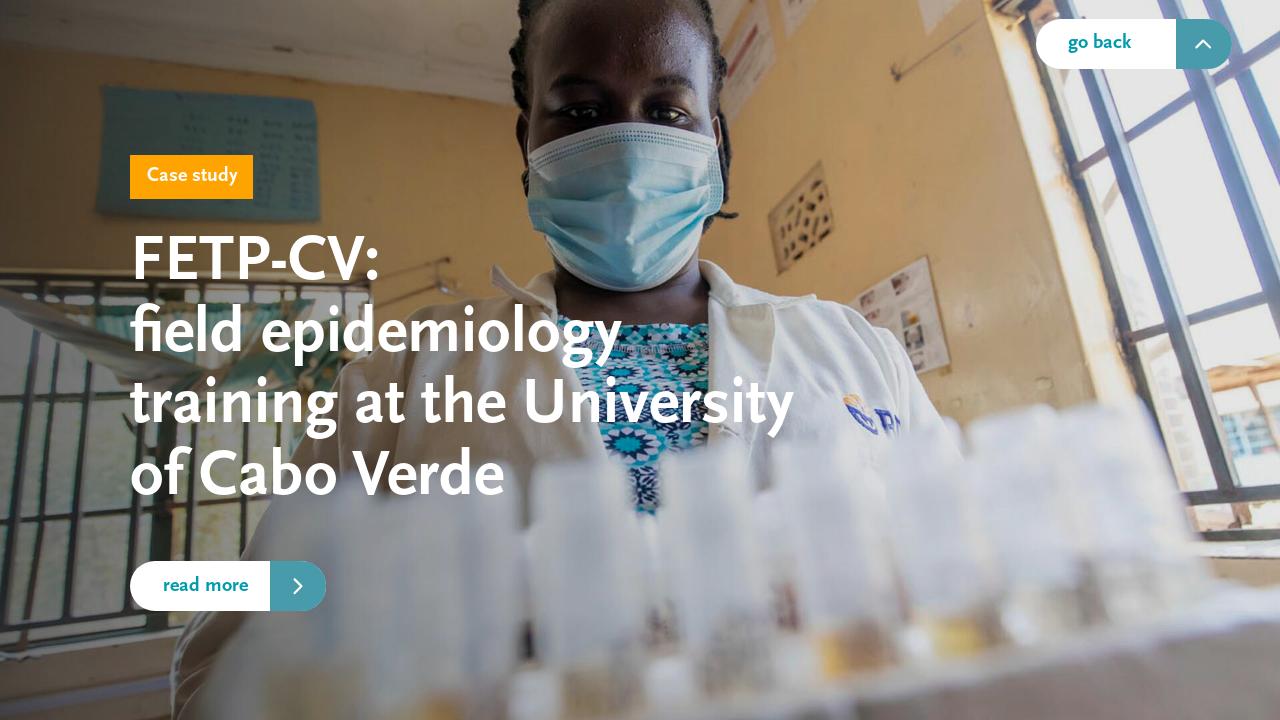 FETP-CV field epidemiology training at the University of Cape Verde ...