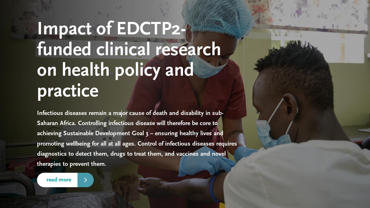 Impact of EDCTP2-funded clinical research on health policy and practice ...