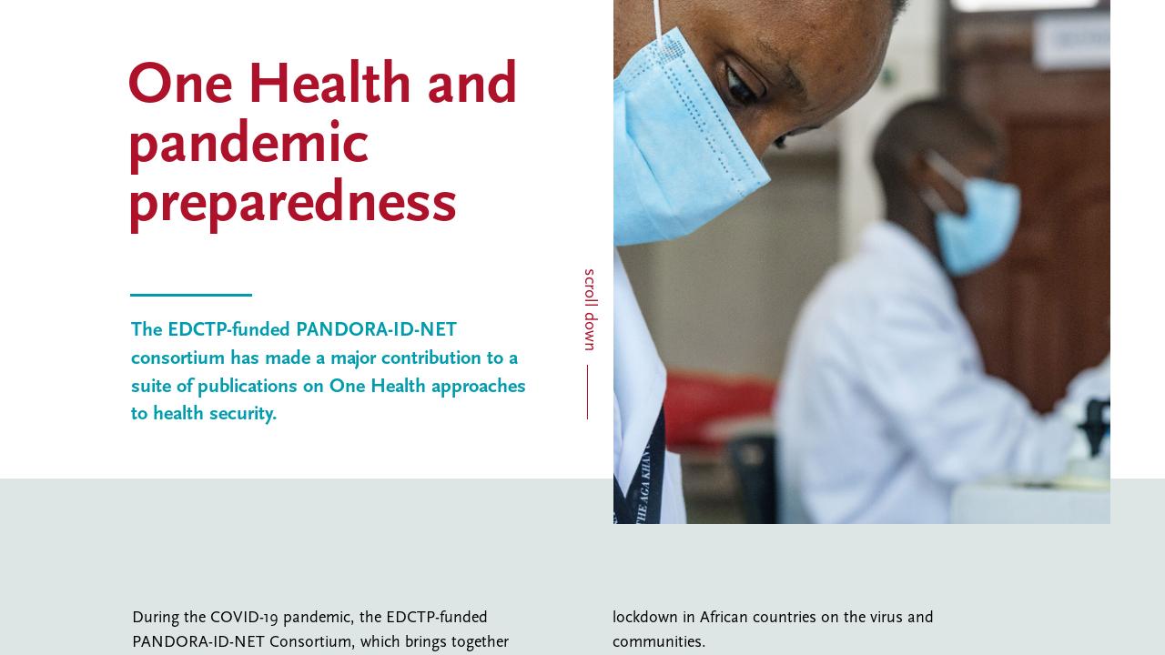 One Health and pandemic preparedness - EDCTP Annual Report 2023