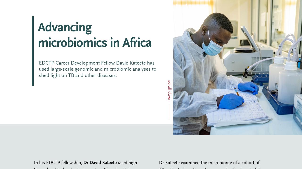 Advancing microbiomics in Africa - EDCTP Annual Report 2024