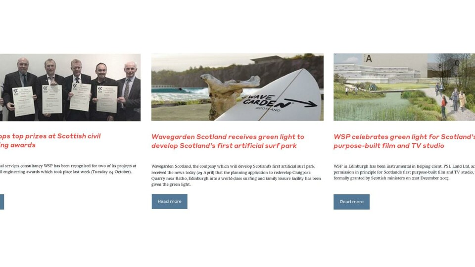 News - WSP in Scotland