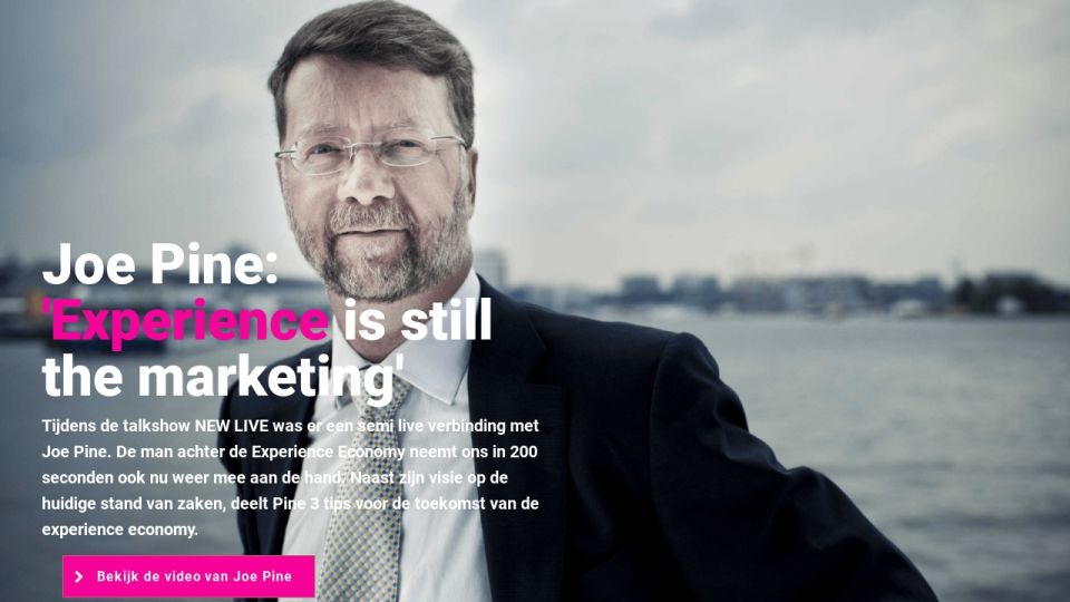 Joe Pine - NEW LIVE talkshow