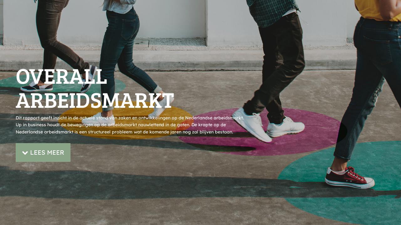 Overall arbeidsmarkt - Update Cijfers Arbeidsmarkt
