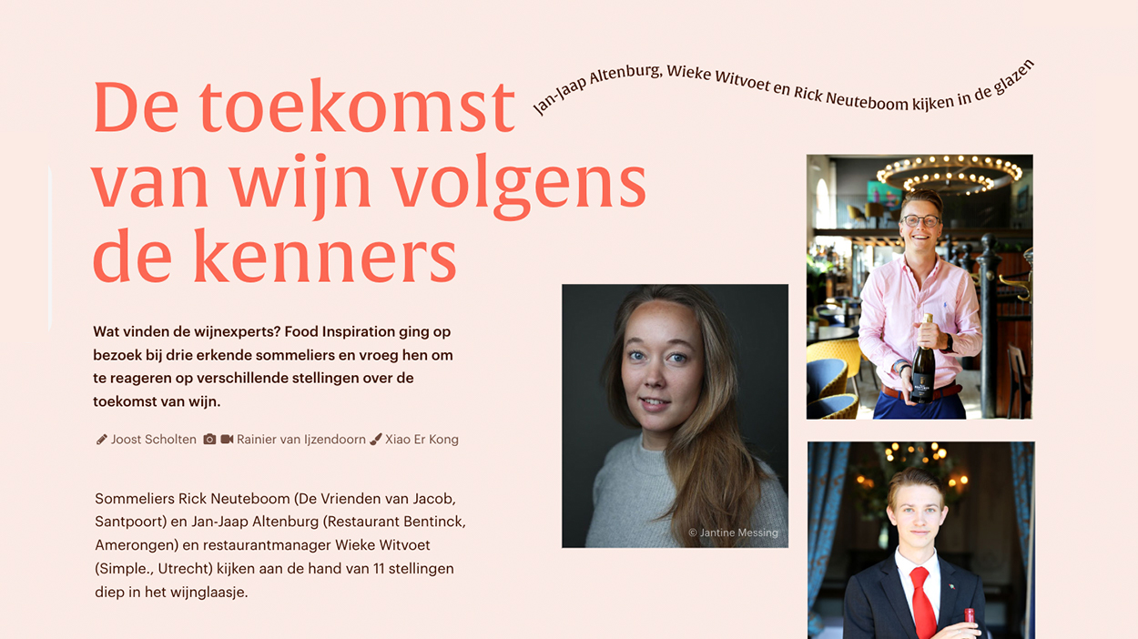 De 3 Sommeliers [Food Inspiration Magazine Editie 121]