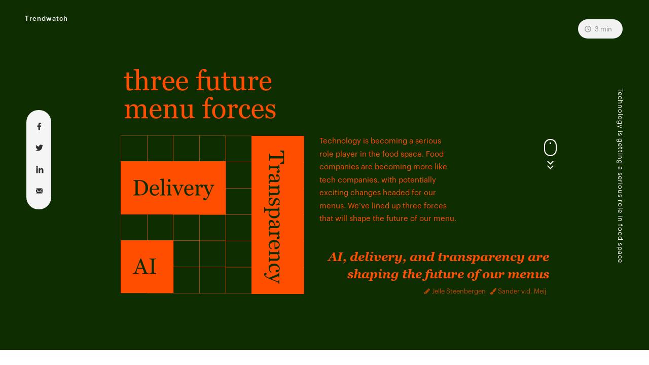 Future menus - 47 Menu Presentation