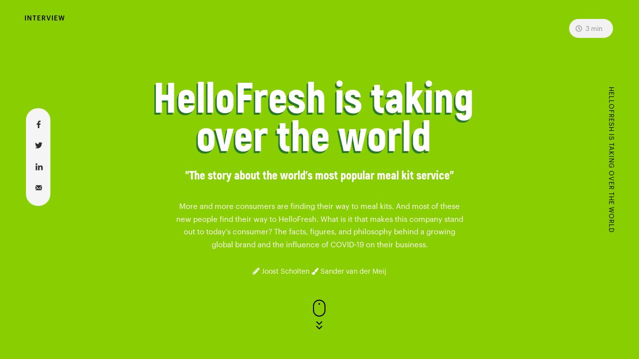 HelloFresh is taking over the world - INT53 Emerging players in the ...