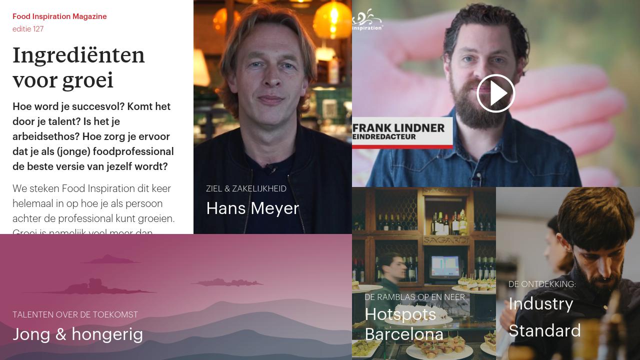 Inhoudsopgave Food Inspiration Magazine Nederland editie 127