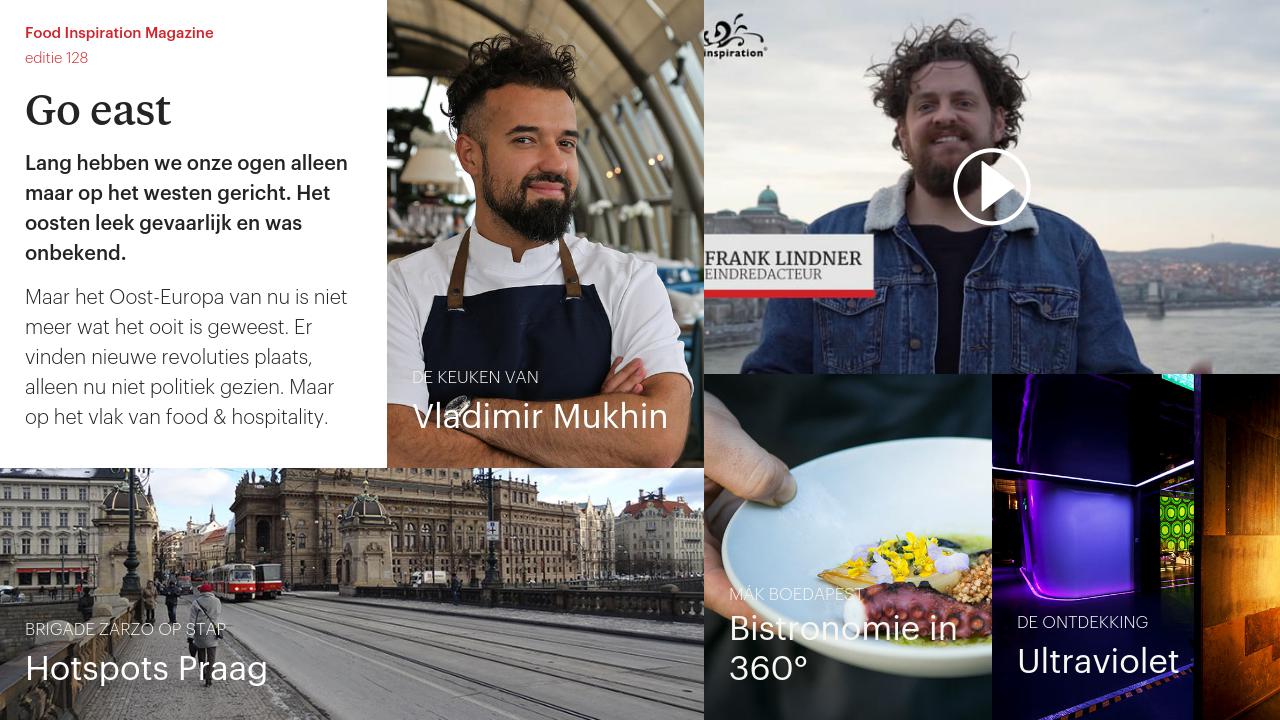 Inhoudsopgave Food Inspiration Magazine Nederland editie 128