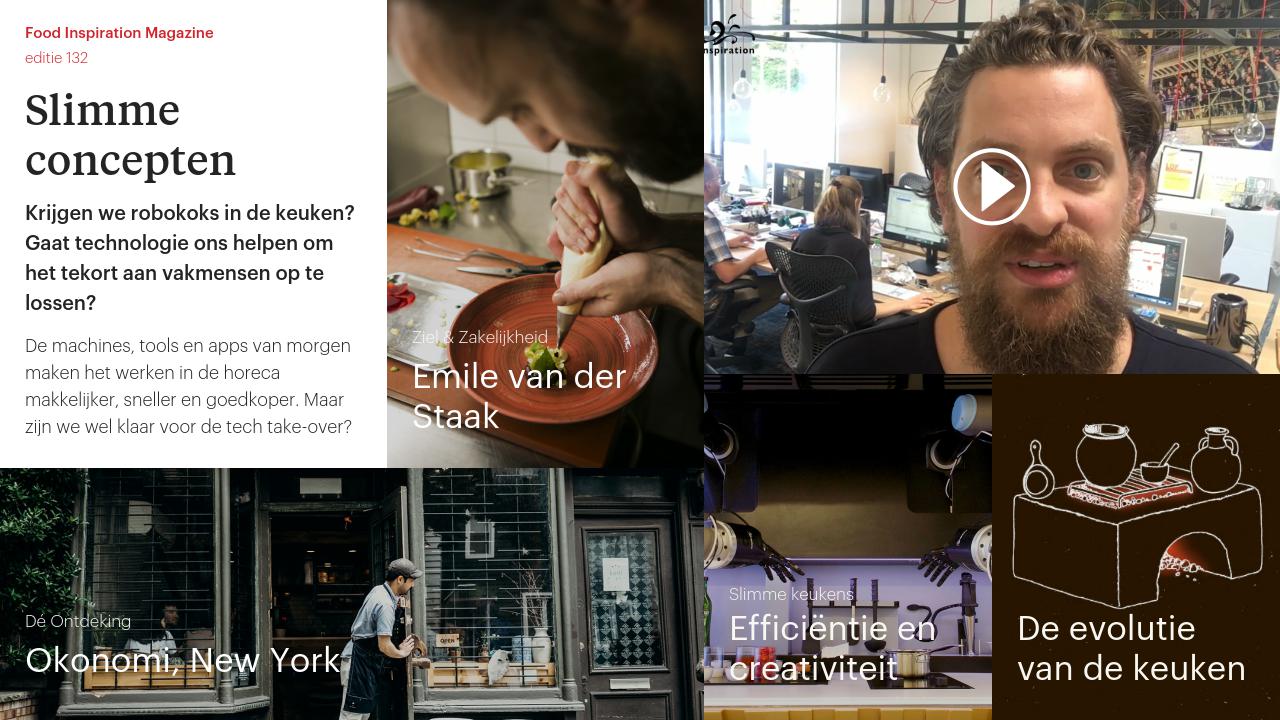 Inhoudsopgave Food Inspiration Magazine Nederland editie 132