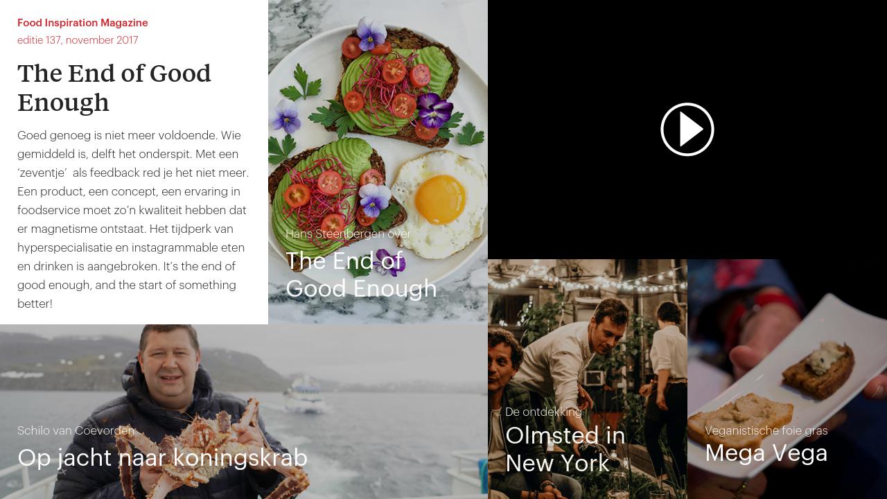 Inhoudsopgave Food Inspiration Magazine Nederland editie 136