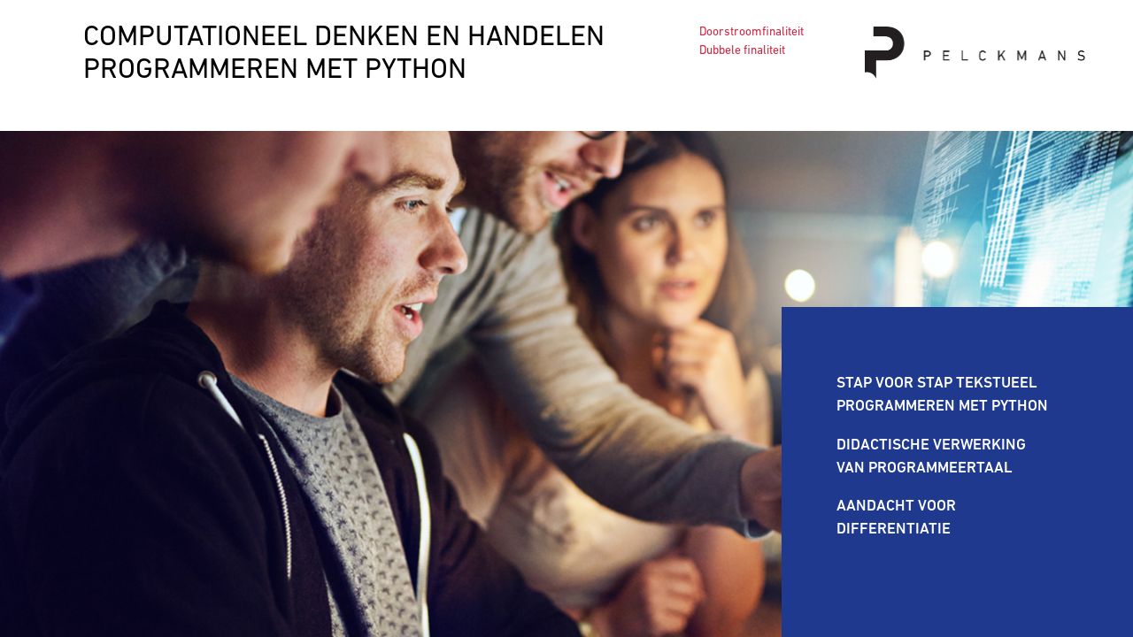 Cover - Programmeren met Python 2022